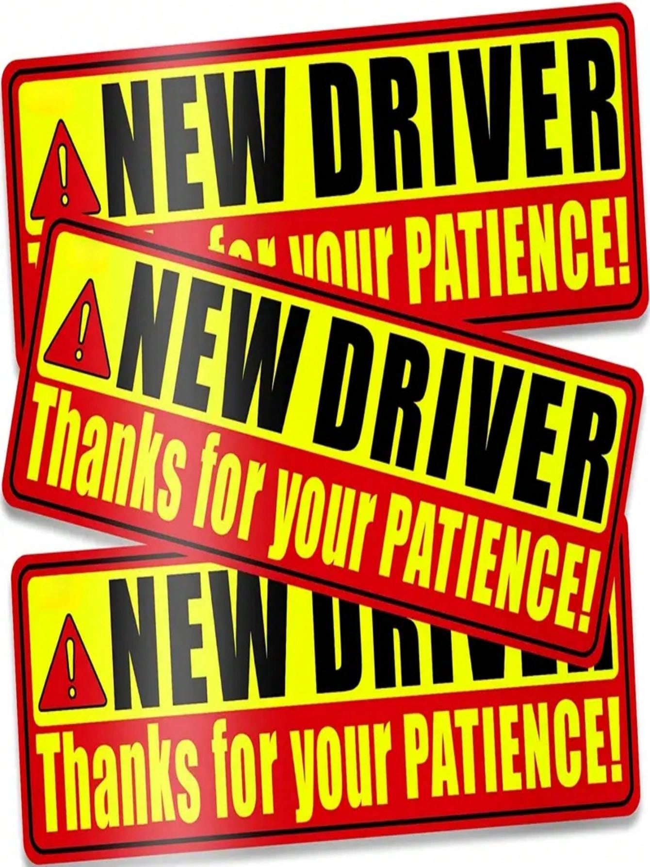 New Arrival Student Driver Please Be Patient Vinyl Sticker Decals ...
