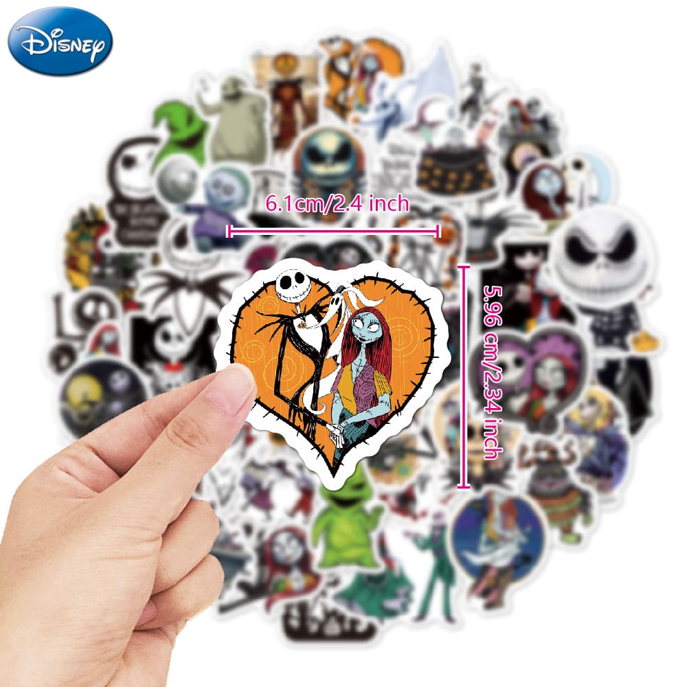 50PCS Disney Nightmare Before Christmas Officially Licensed Jack Skellington Sally Oogie Boogie ...