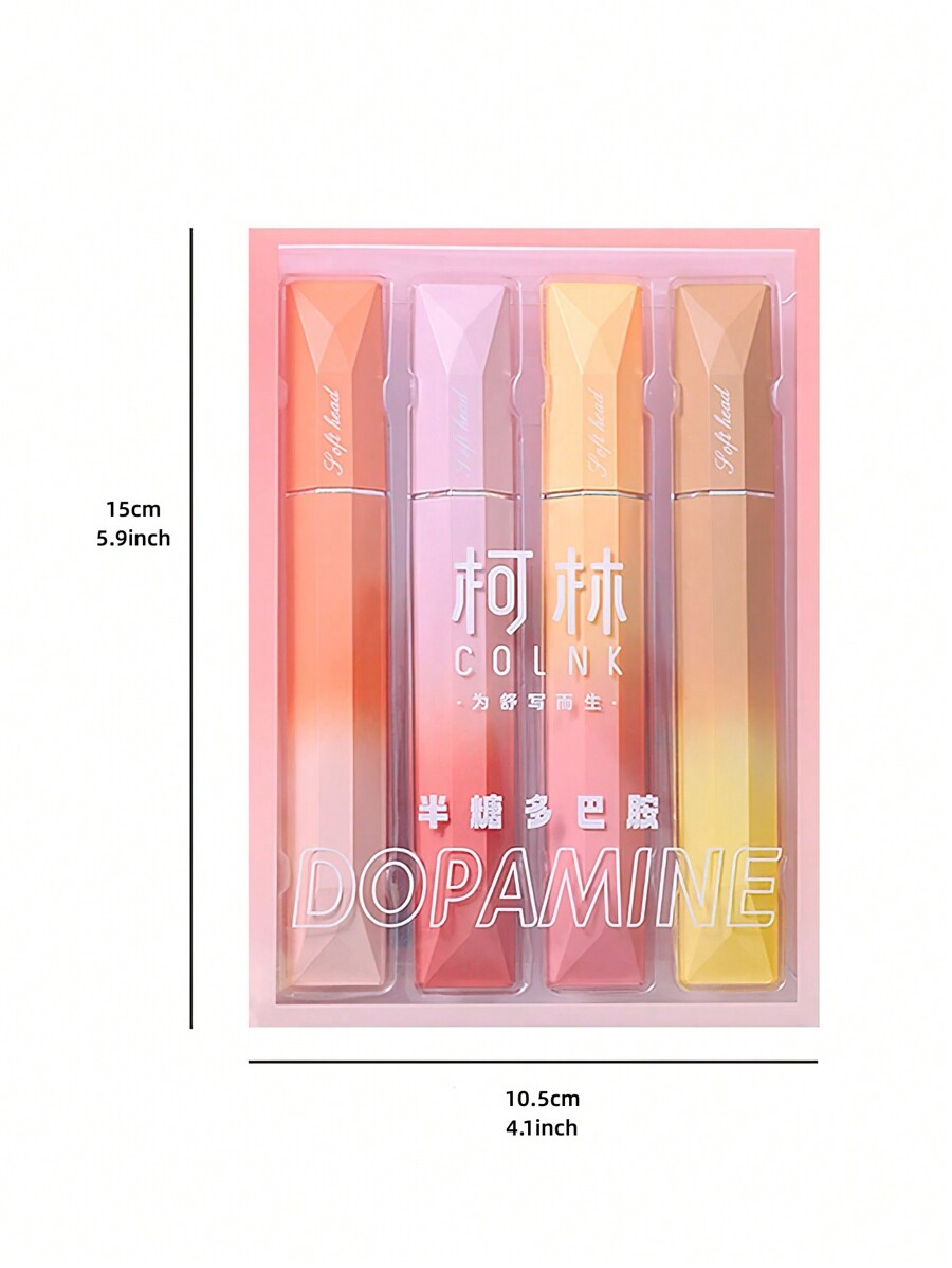 Joivida 4pcs Dopamine Color Highlighter Pens Set Oblique Soft Head ...