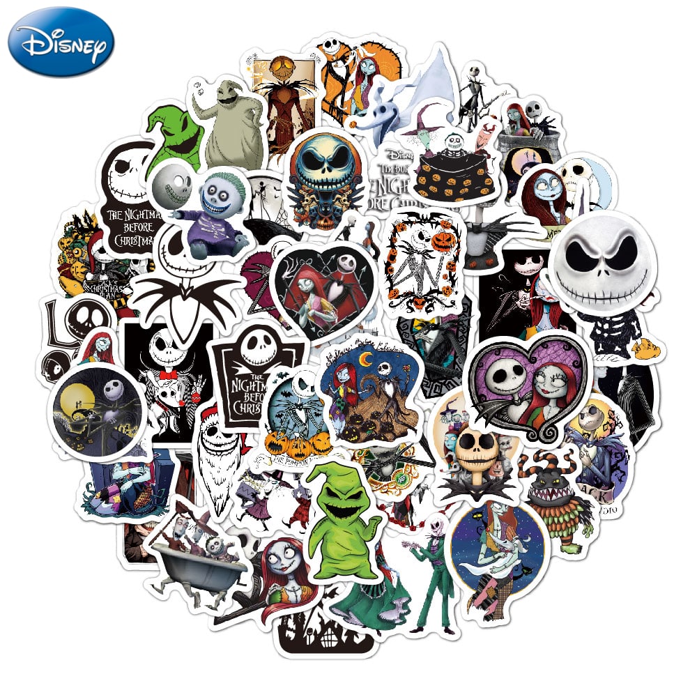 Disney 50PCS Disney Nightmare Before Christmas Officially Licensed Jack ...