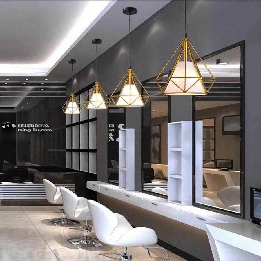 Nordic Style Vintage Wrought Iron Creative Pendant Light, Single-Head ...