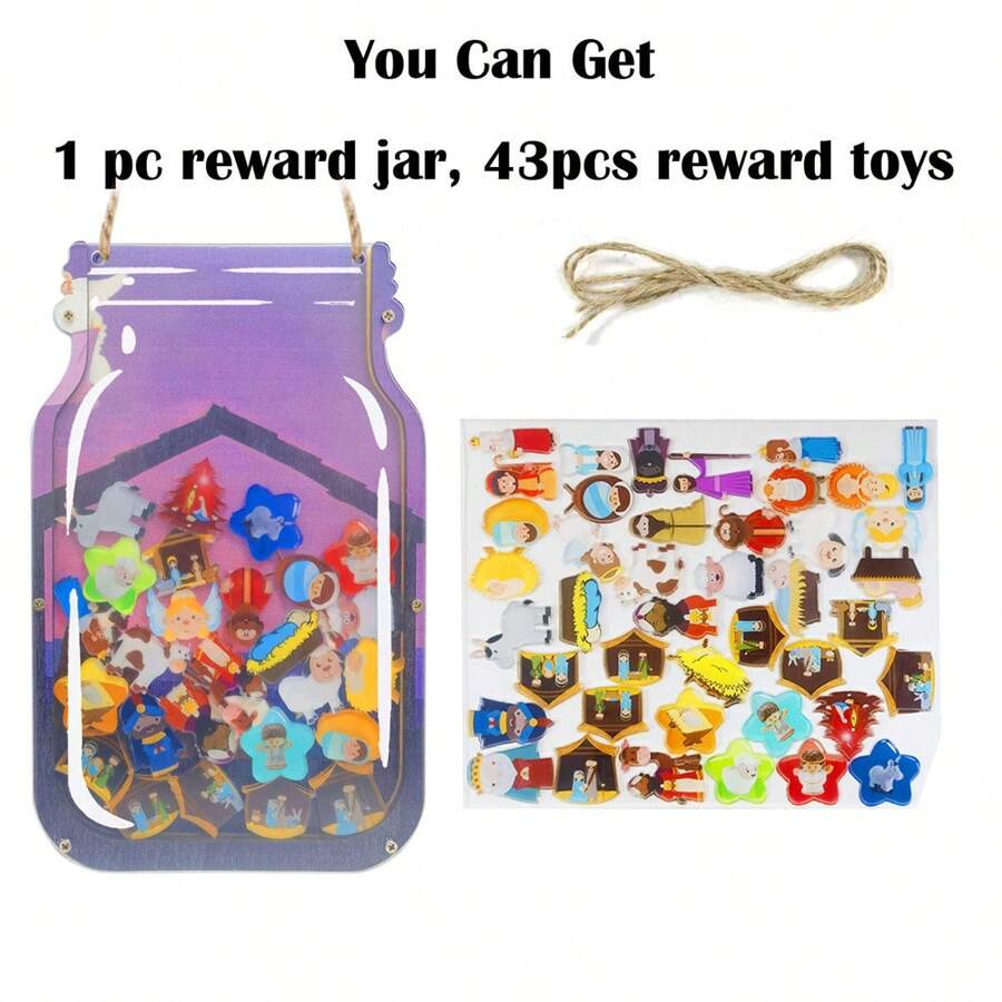 Christmas Reward Jars, Potty Chart Classroom Management Tools Jar ...