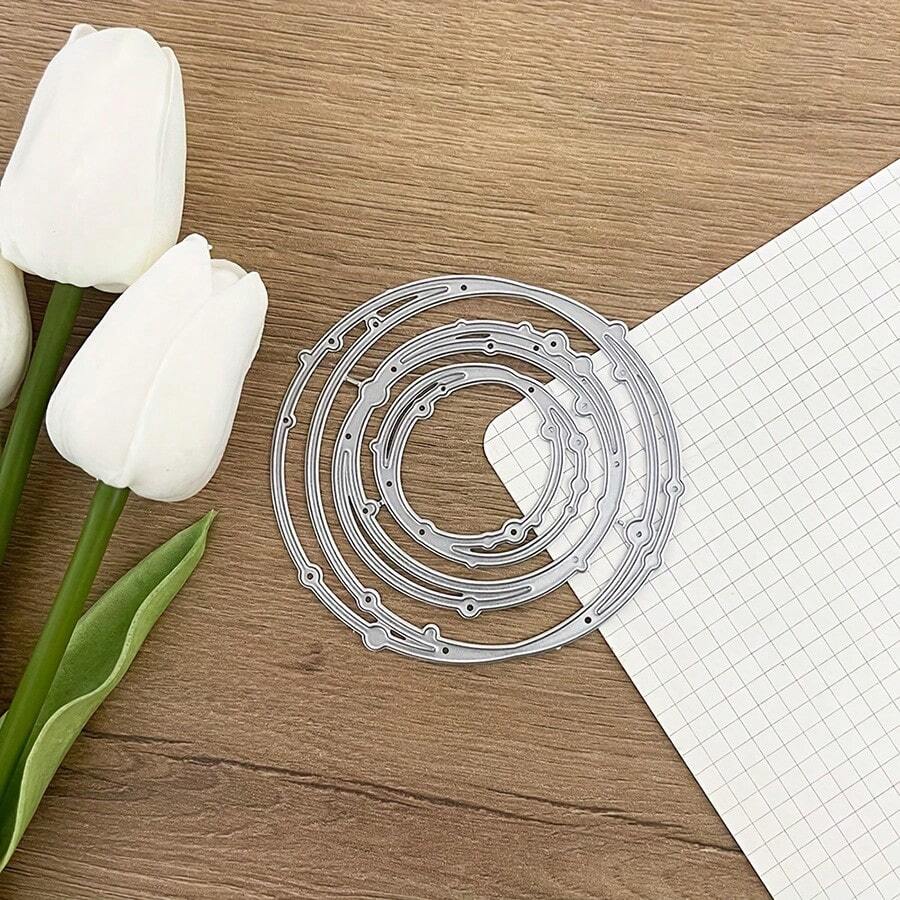 Create A Unique Diy Round Lace Metal Cutting Die | SHEIN UK