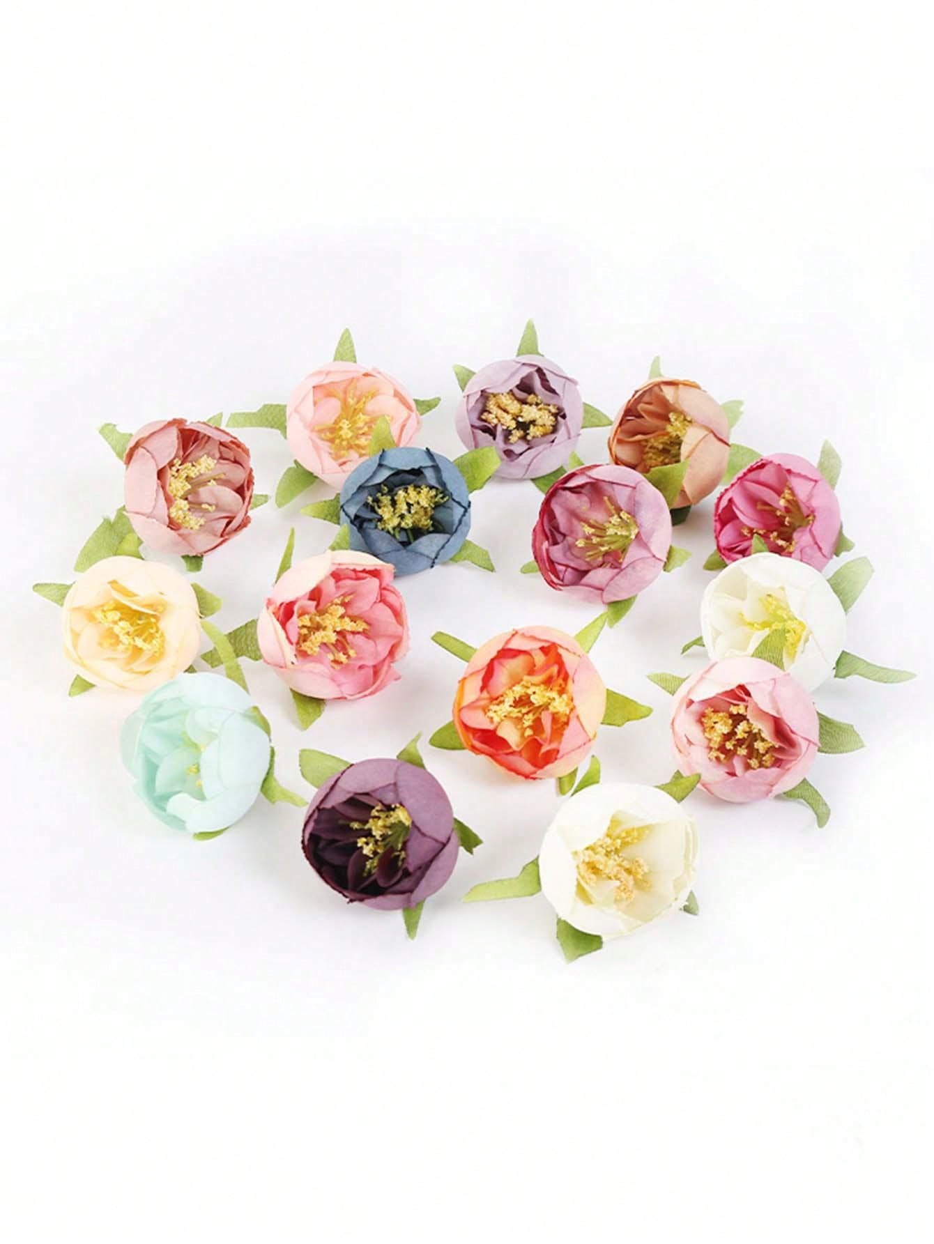 10pcs Mixed Color European Style Vintage Roses | SHEIN USA