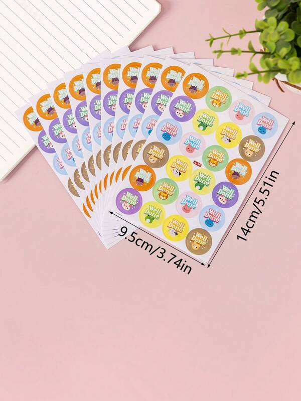 10 Sheets Of Motivational Stickers For Rewarding Students' Self ...