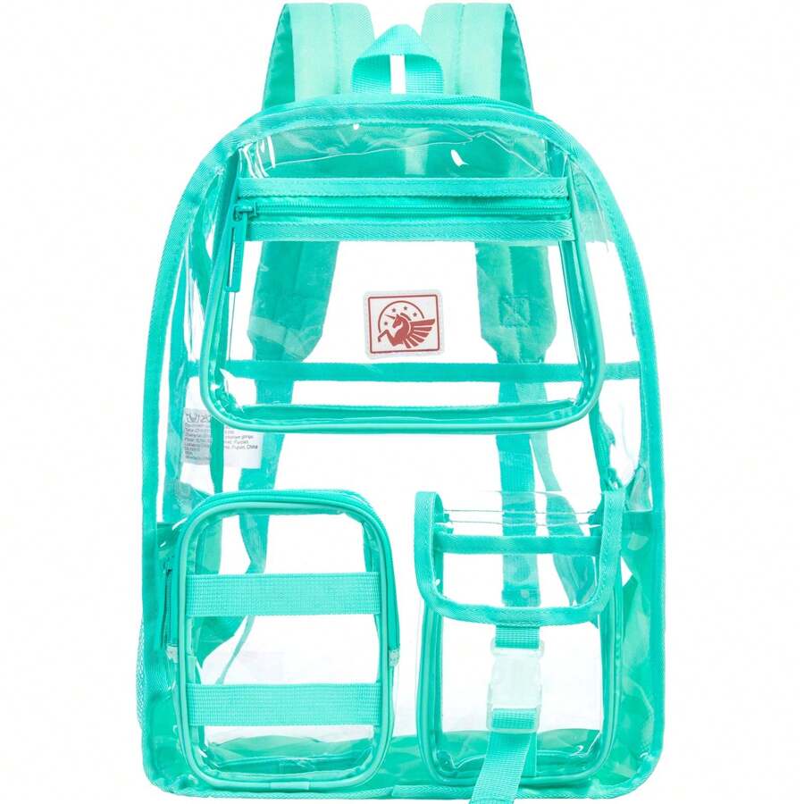 Clear Backpack, Transparent Bookbag Heavy Duty See Through Backpacks ...