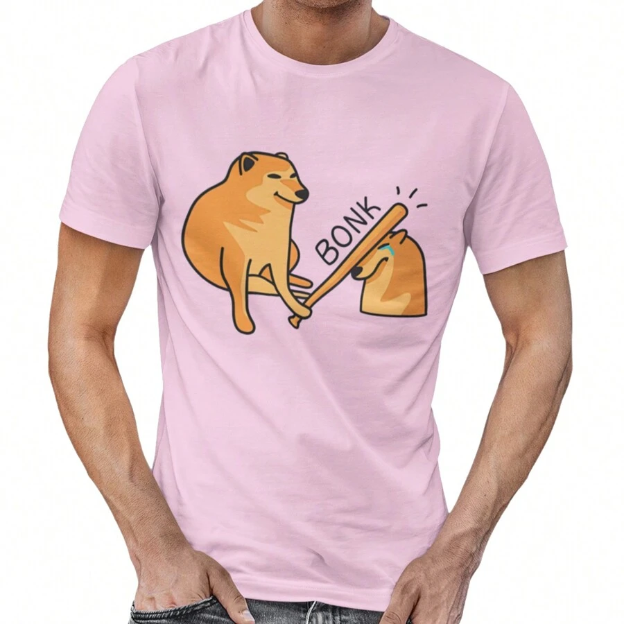 Cheems Bonk Dog Meme Gentleman T-Shirt | SHEIN USA