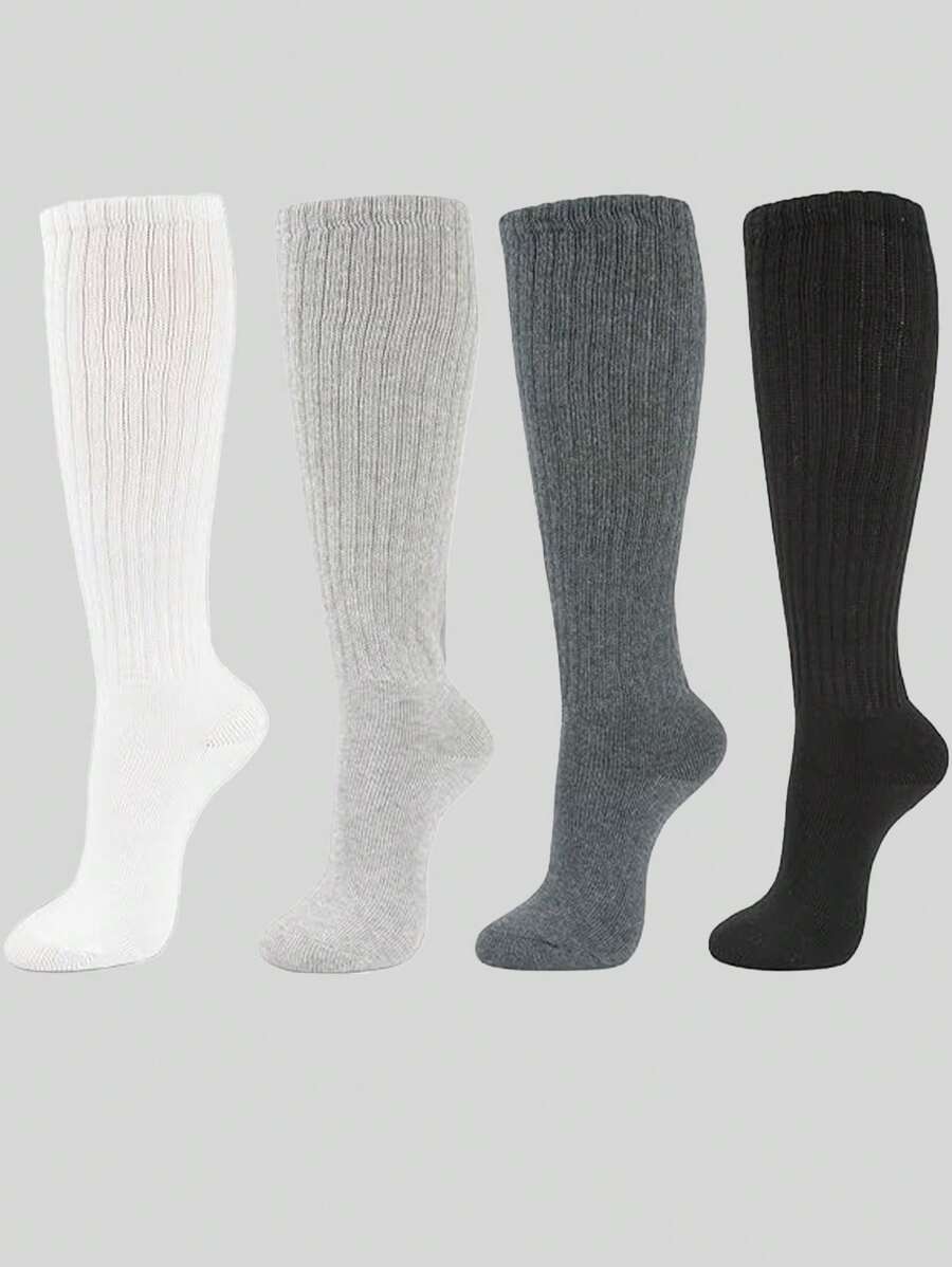4pairs Women's Fall Winter Slouch Knit Socks Slouchy Socks Women ...