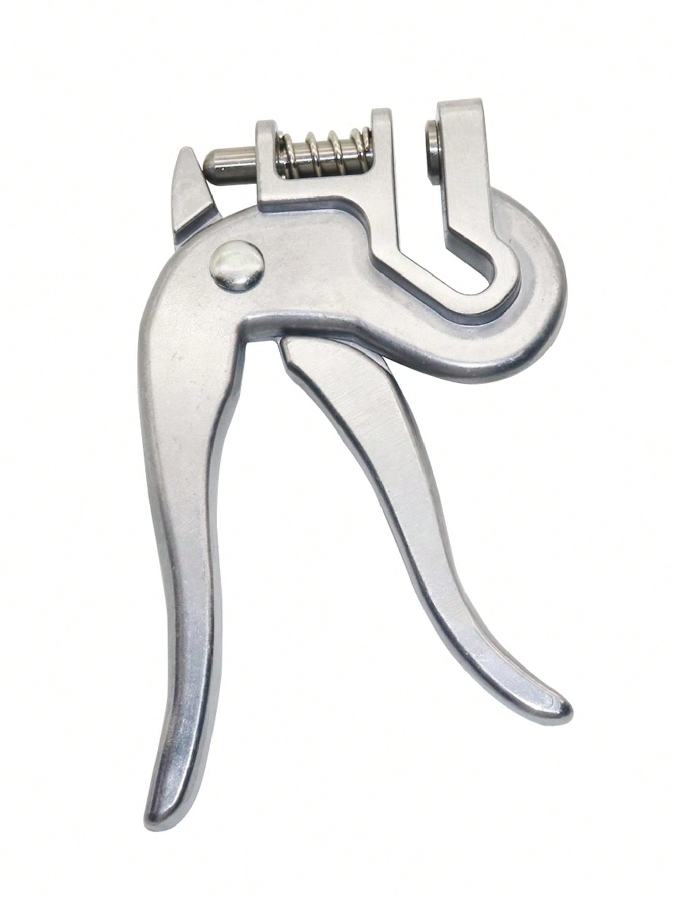 1pc Stainless Steel 9mm Livestock Ear Tag Puncher, Cow & Sheep Ear Tag ...