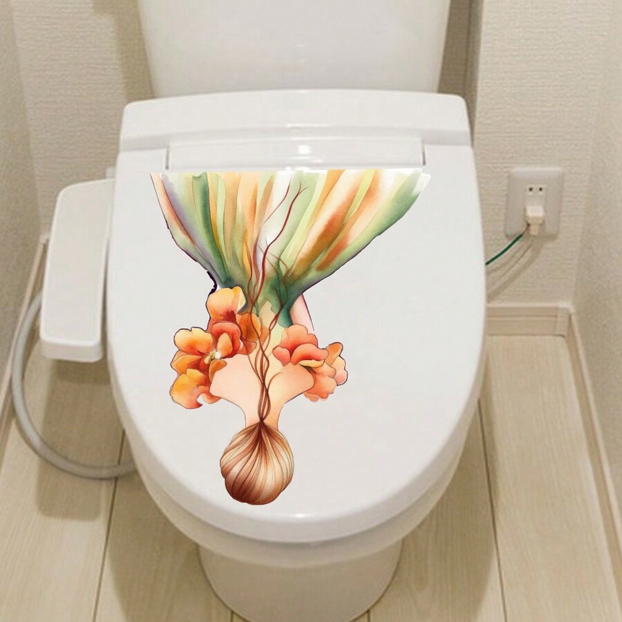 Princess Toilet Seat Sticker Self-Adhesive Toilet Seat Decal DIY ...