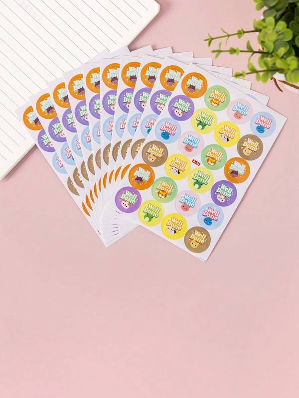 10 Sheets Of Motivational Stickers For Rewarding Students' Self ...