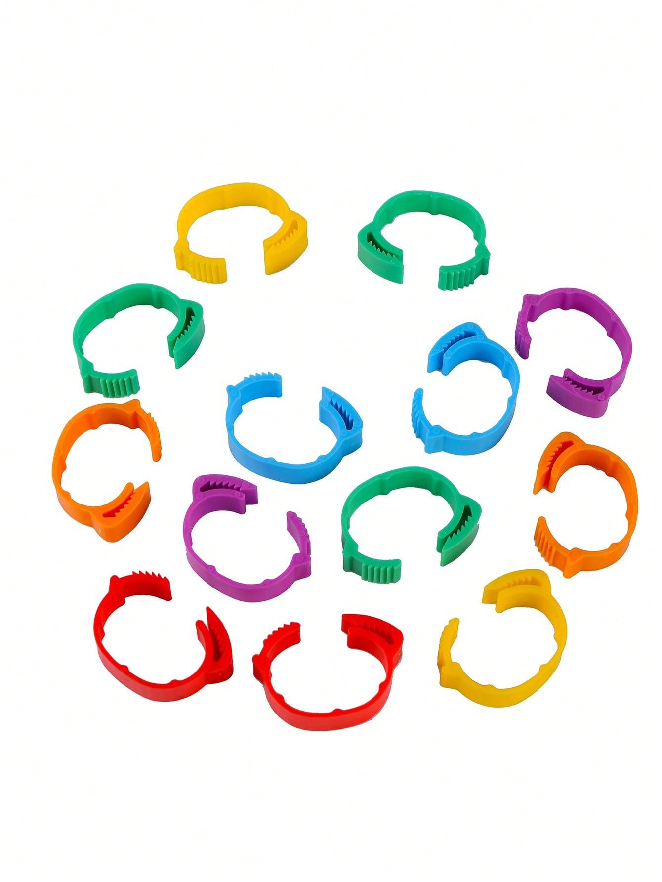 350pcs Assorted Color Plastic Chicken Foot Rings, Livestock Breeding ...