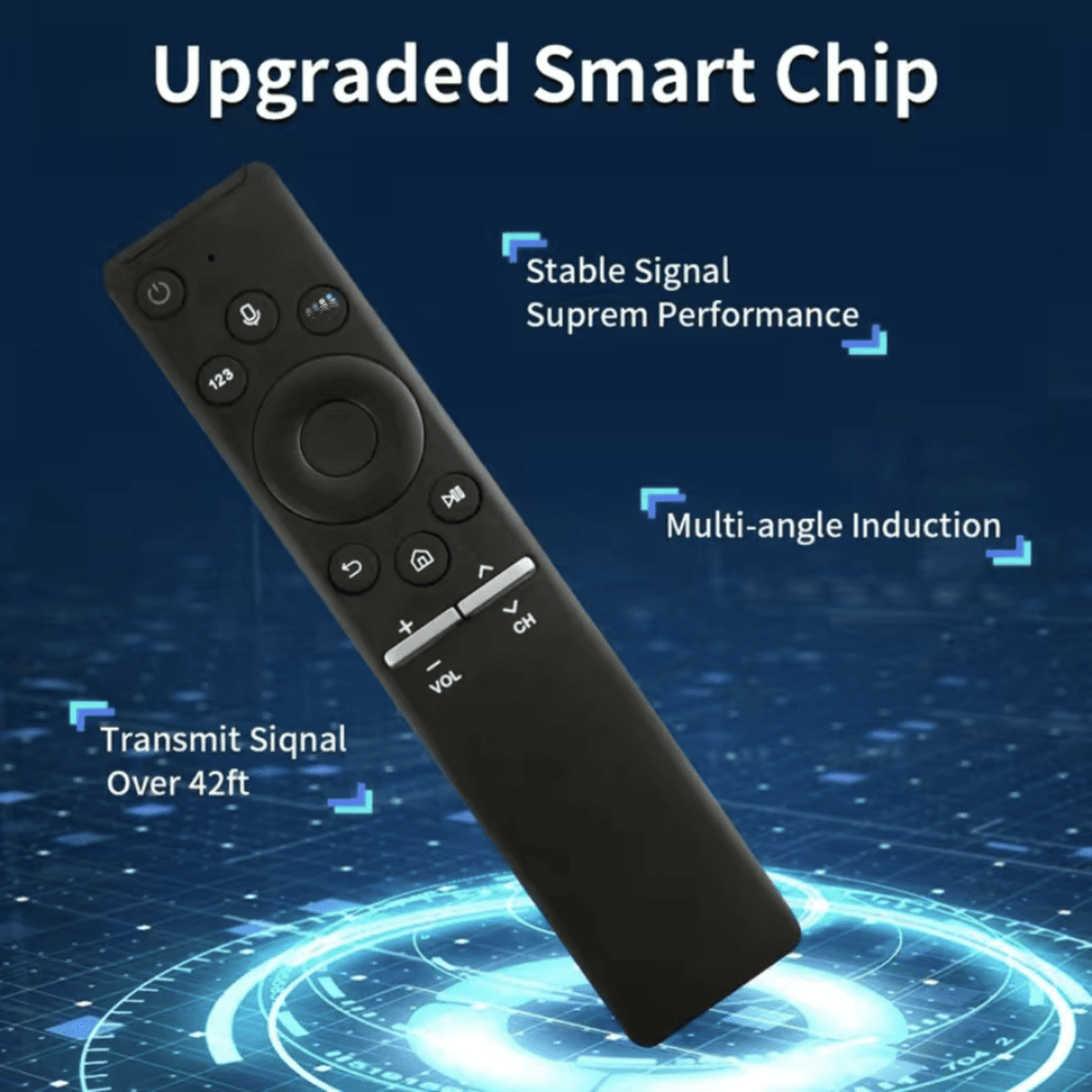 Control Remoto De Voz Para Televisor Sam Sung Smart 4k Uhd 6-9 Series ...