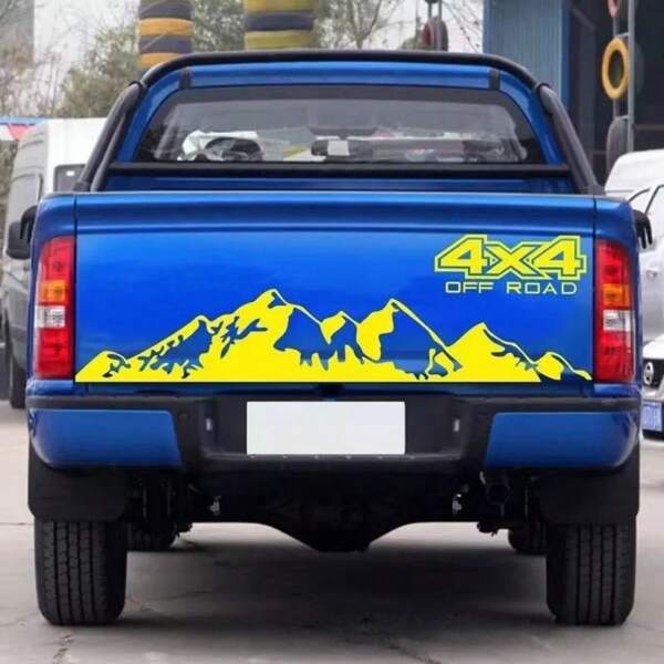 Mountain Decal for Off-road Enthusiast 4x4 SUV Car Side Door Sticker ...