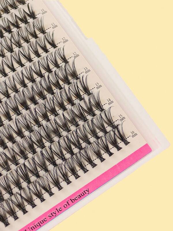 20d Individual Fake Eyelashes (240 Clusters), Waterproof Mink Fur ...