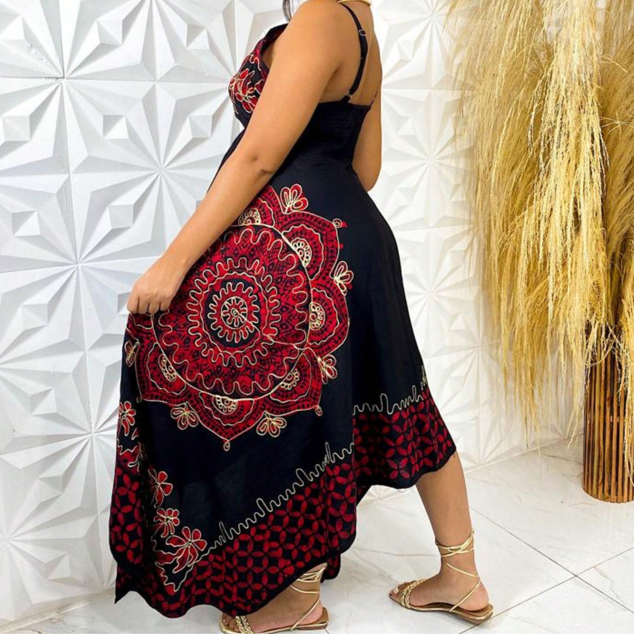 vestido bico indiana | SHEIN Brasil