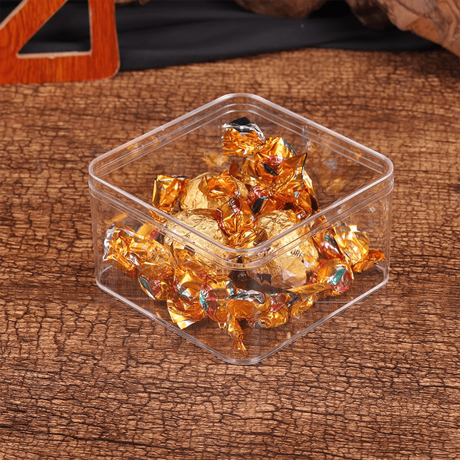 1pcs Acrylic Boxes for Candy Acrylic Box with Lid Clear Candy Box for ...
