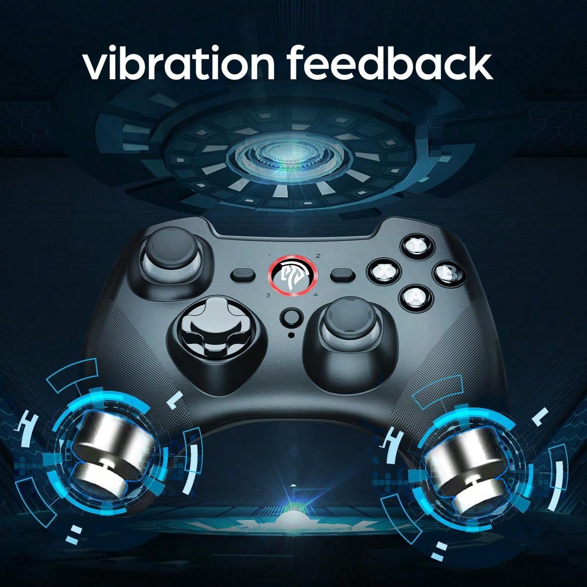 EasySMX 9101 2.4G Wireless Controller for PS3, PC Gamepads with Vibration Fire Button Range up ...