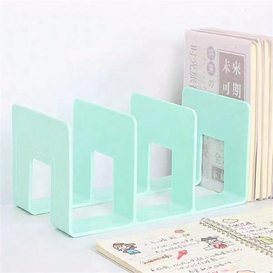 Triple-section Book Stand With Clips For Desk, Desktop Organizer ...