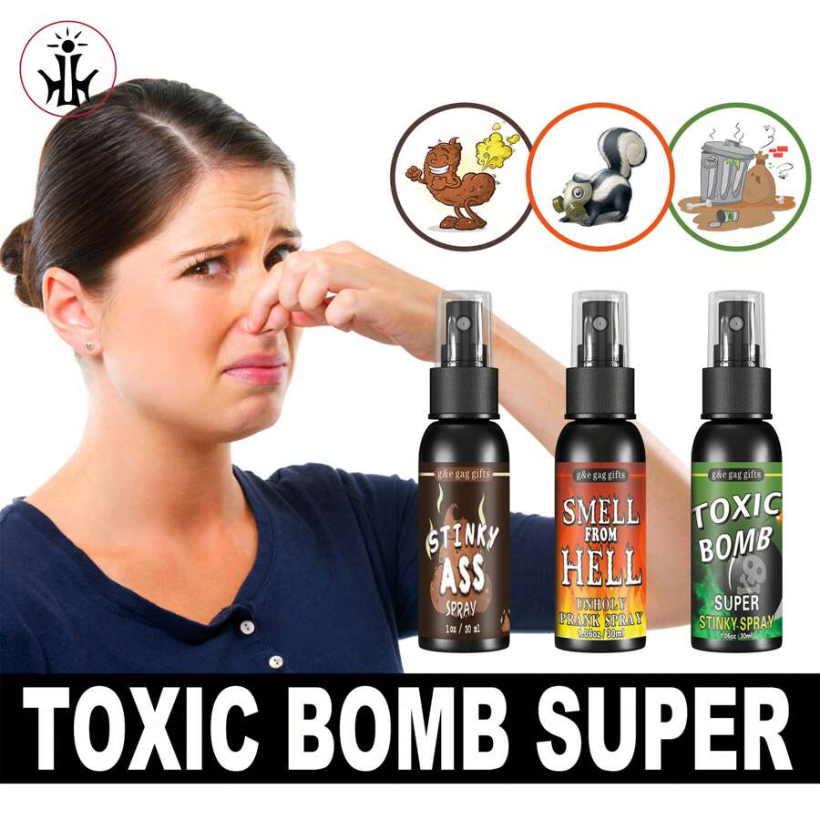 Fart Spray Prank Toy, Stinky Smell, , Poop Or Bomb Fragrance | SHEIN UK