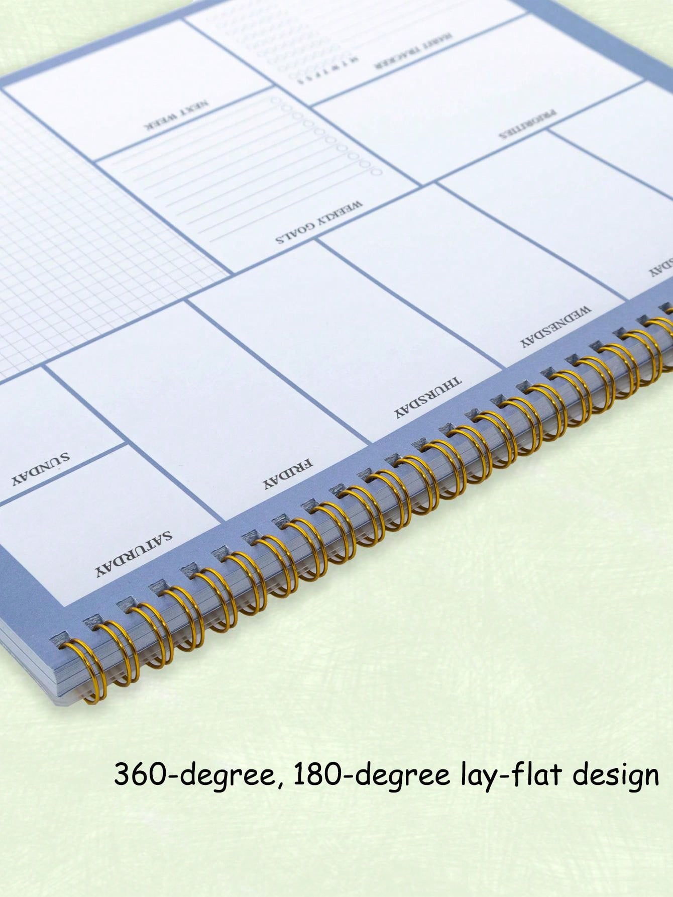 1 Pc Weekly Planner Pad, 8.5"x11" Weekly Planner Notepad, 50-Week ...