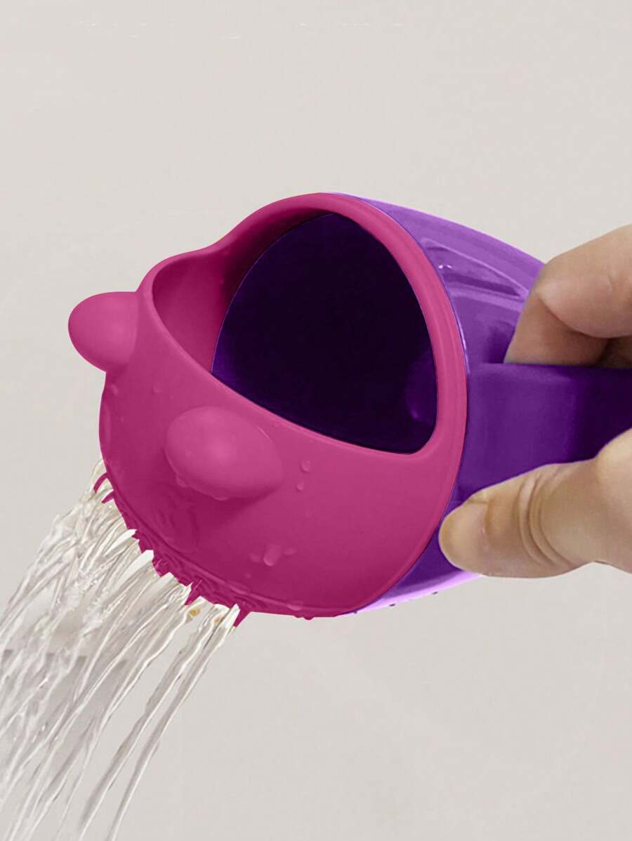 1pc Red Bear Design Shower Cup & Shampoo Rinser For Kids' Bath Time ...