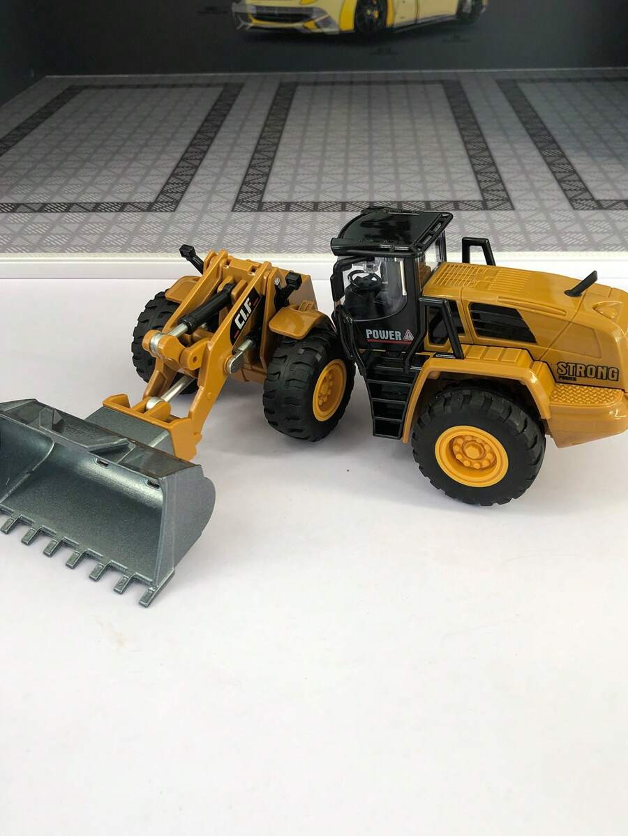 1pc 1:50 Scale Diecast Excavator Model Toy, Made Of Alloy (Body) And ...