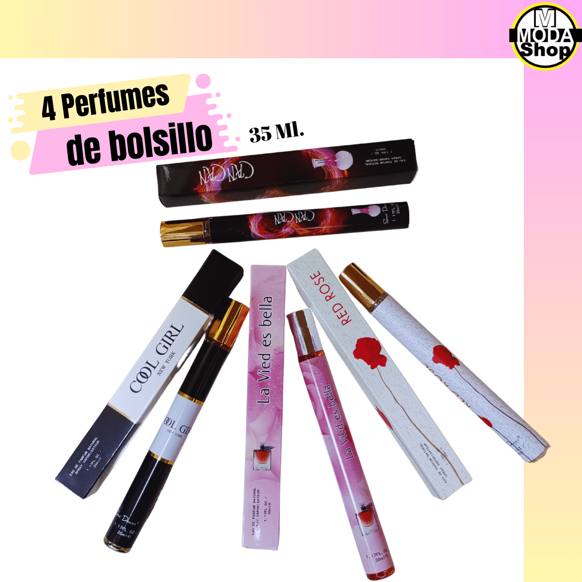 4 Perfumes de mujer de 35 ml, set de perfumes, perfume para mujer ...