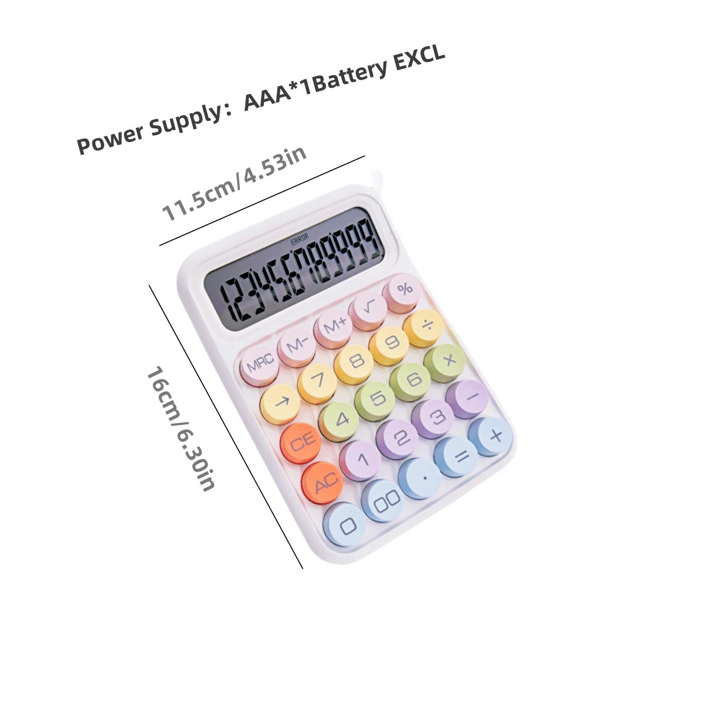 High-performance Mechanical Keyboard Calculator With 12-digit Display ...