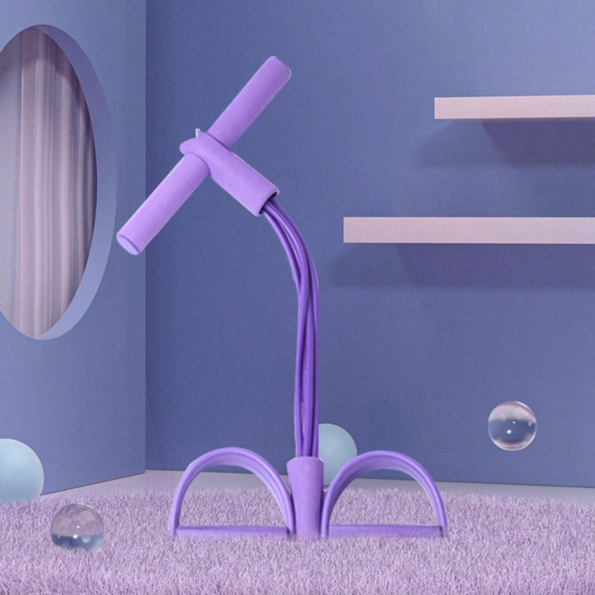 Multipurpose Foot Pedal Resistance Band For Home Gym Workout, Assist With Sit-ups, Stretching ...