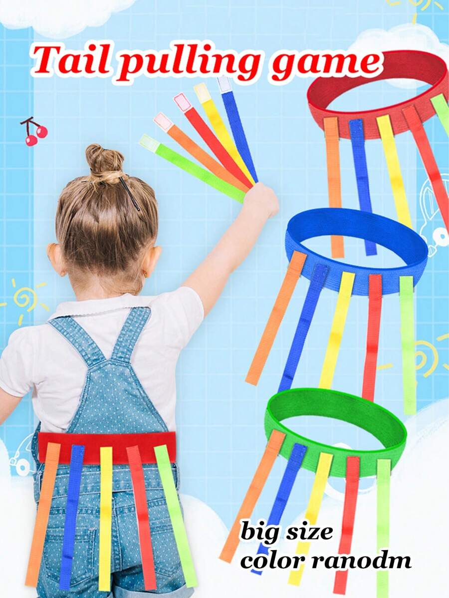 Parent-child Interactive Play Game Set, Includes 1 Large Size Tail Tag ...