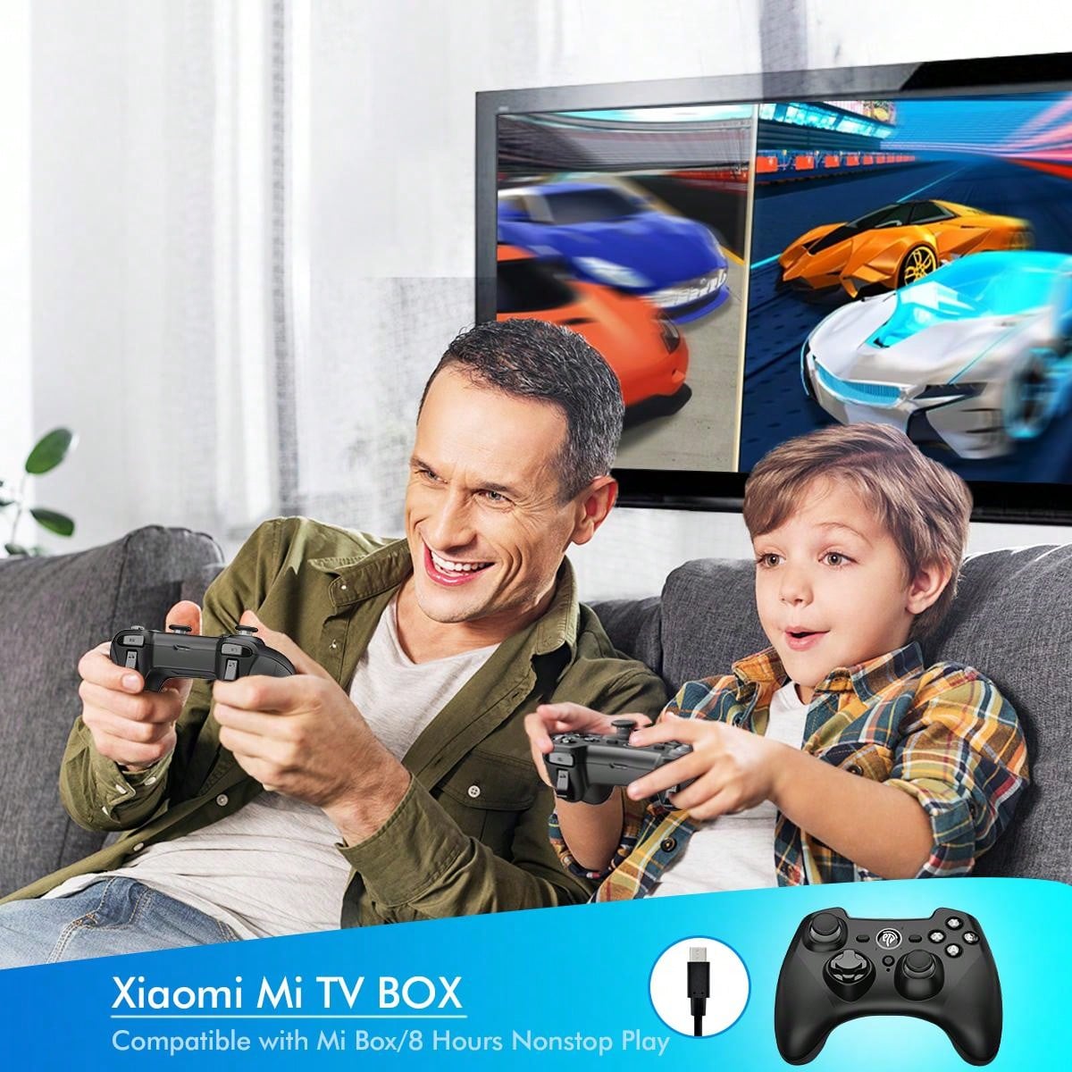EasySMX 9101 2.4G Wireless Controller for PS3, PC Gamepads with ...