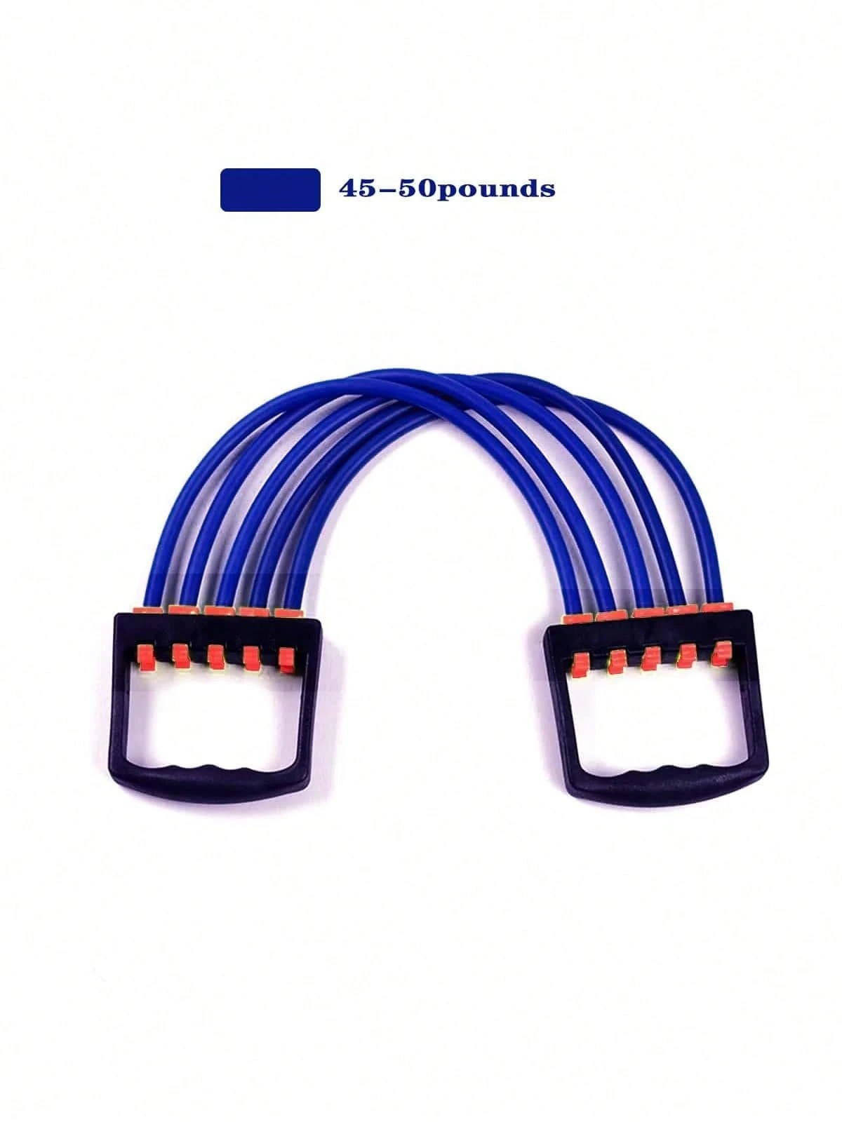 Blue Chest Expander With Detachable Rubber Tubes, Multifunctional 5 ...