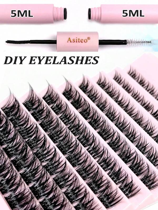 DIY Eyelash Extensions 120 Clusters Manga Lashes Volume Individual ...