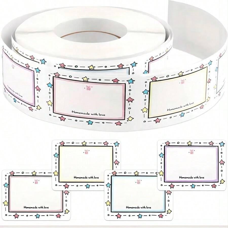 Color Border Name Stickers, Classification Marker StickersCan Be ...