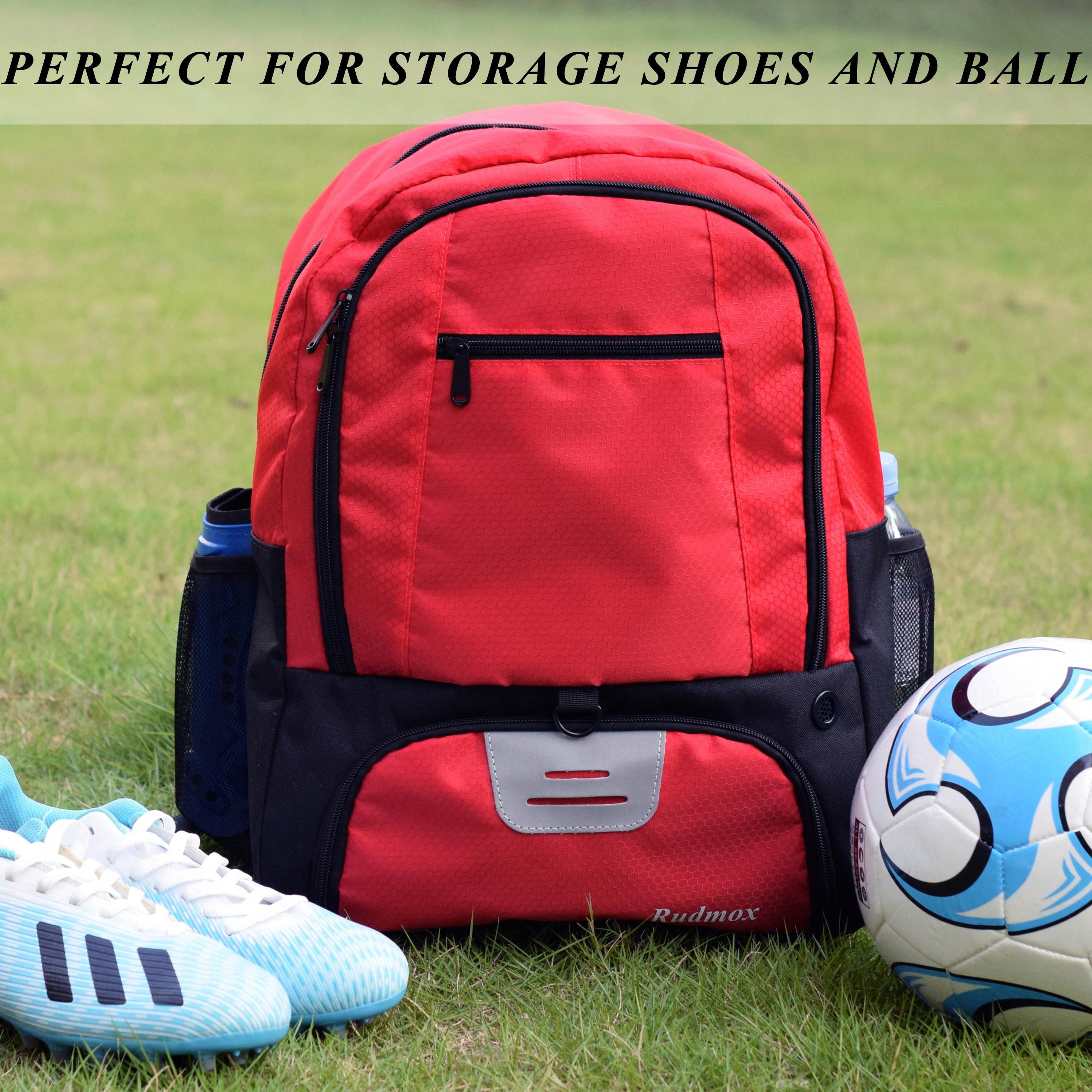 Soccer Ball Bag-Backpack for Basketball,Volleyball with Cleat Shoes and ...