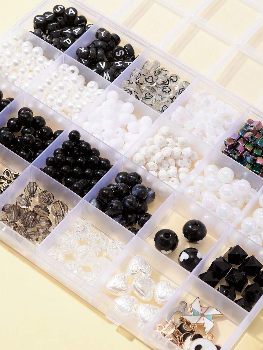 Black and White DIY Bracelet Making Kit | SHEIN USA