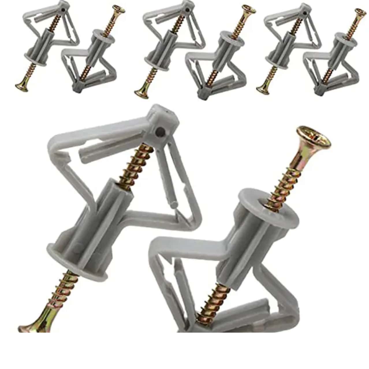 50 Sets Of Grey Plastic Expansion Plug With An Airplane Or Butterfly ...