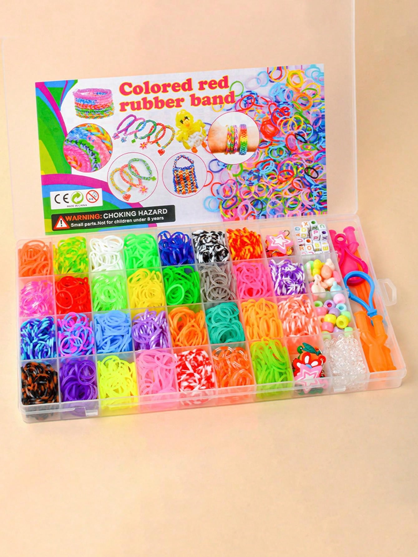 37Grids Rubber Band Loom Bracelet Kit, Loom Bracelet Making Kit, Rubber ...
