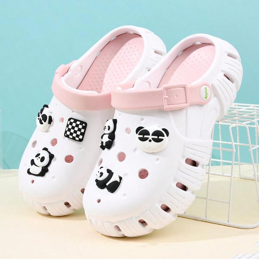 Cartoon Panda & Letter Graphic Vented Clogs for Sale Australia| New ...