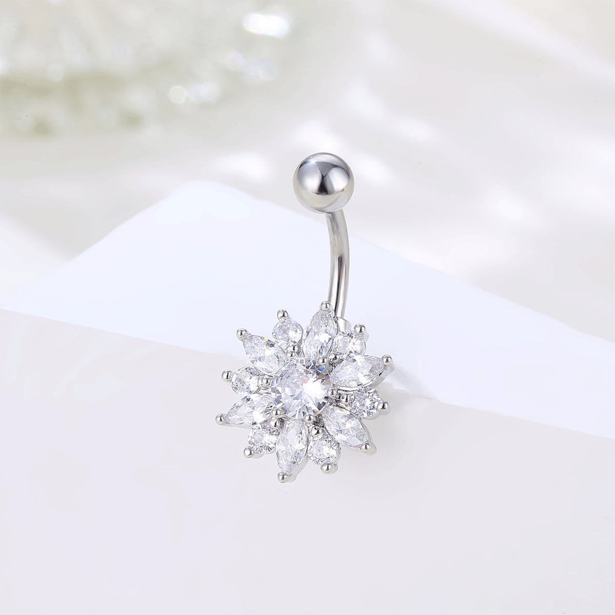 Sunflower Navel Piercing Ring | SHEIN USA