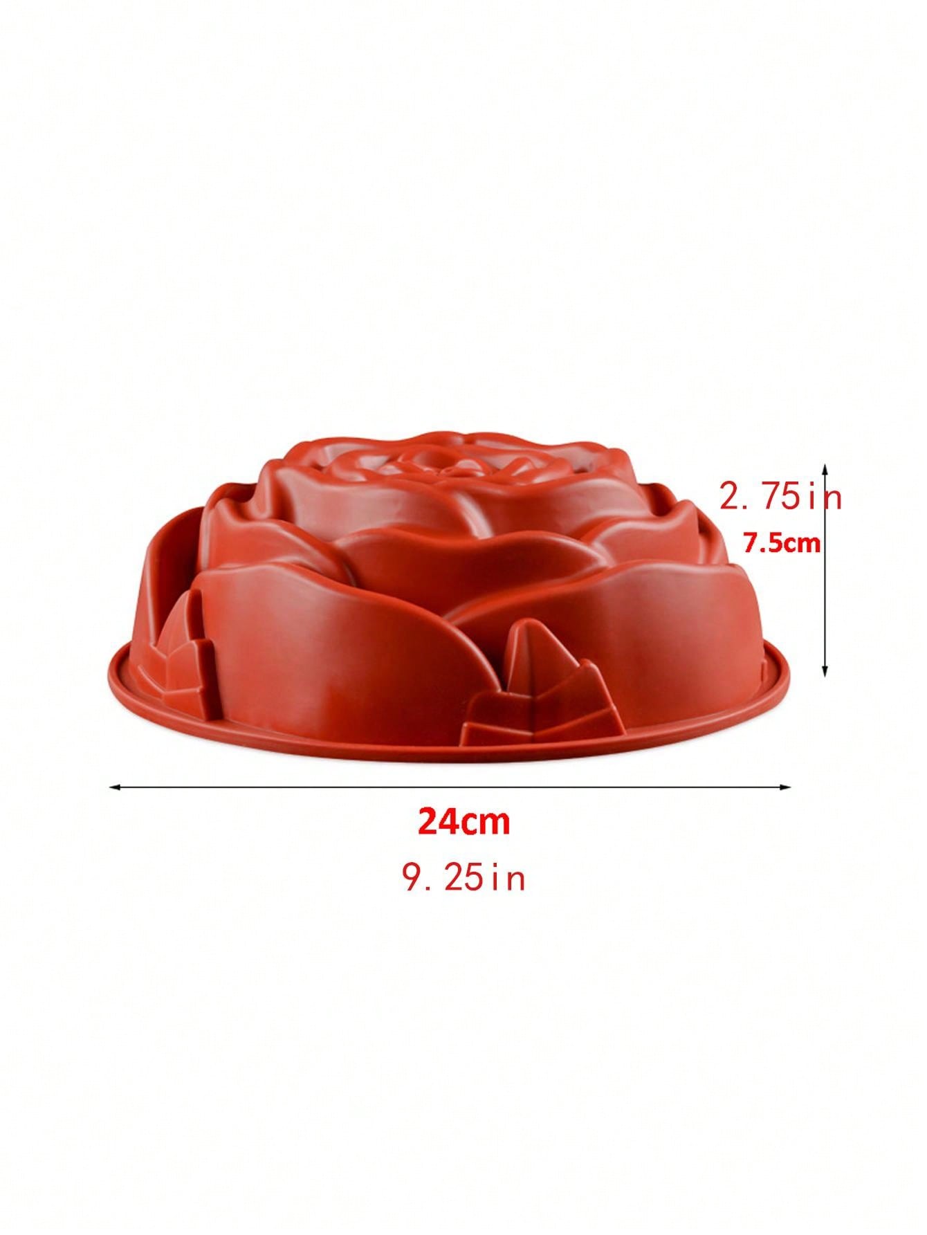 1pc Large Rose Shaped Cake Mold, Single Flower Baking Pan, Diy Baking ...