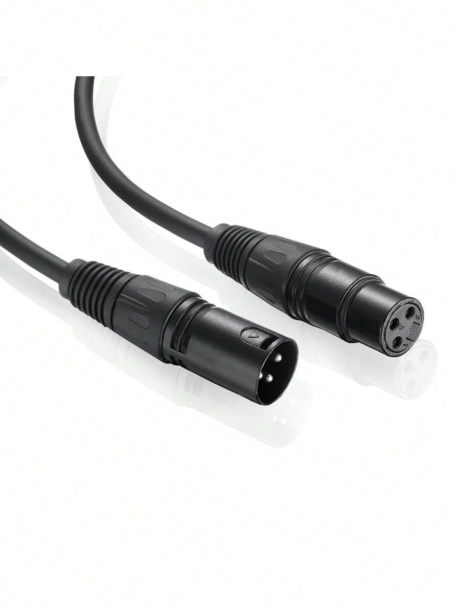 1 Pack XLR Microphone Cable For Speaker Or PA System, All Copper ...