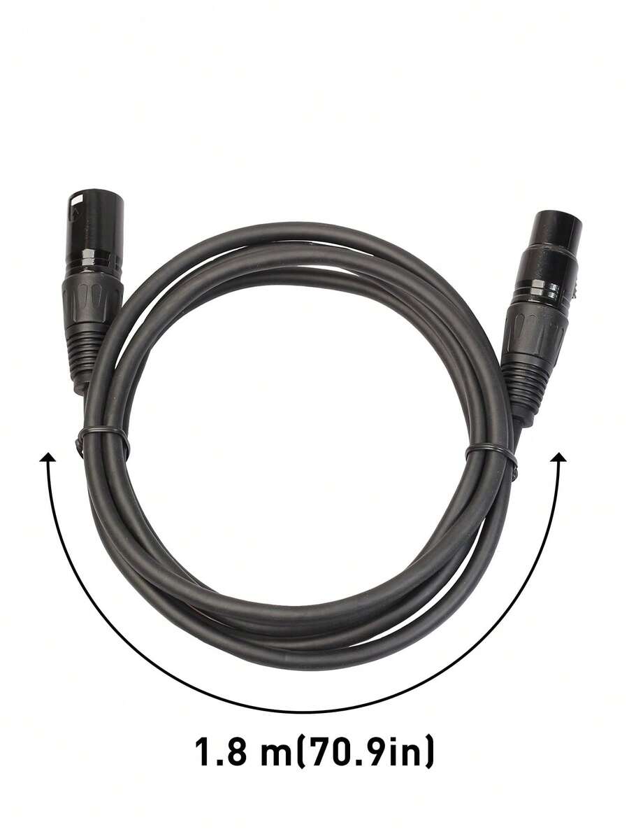 1 Pack XLR Microphone Cable For Speaker Or PA System, All Copper ...