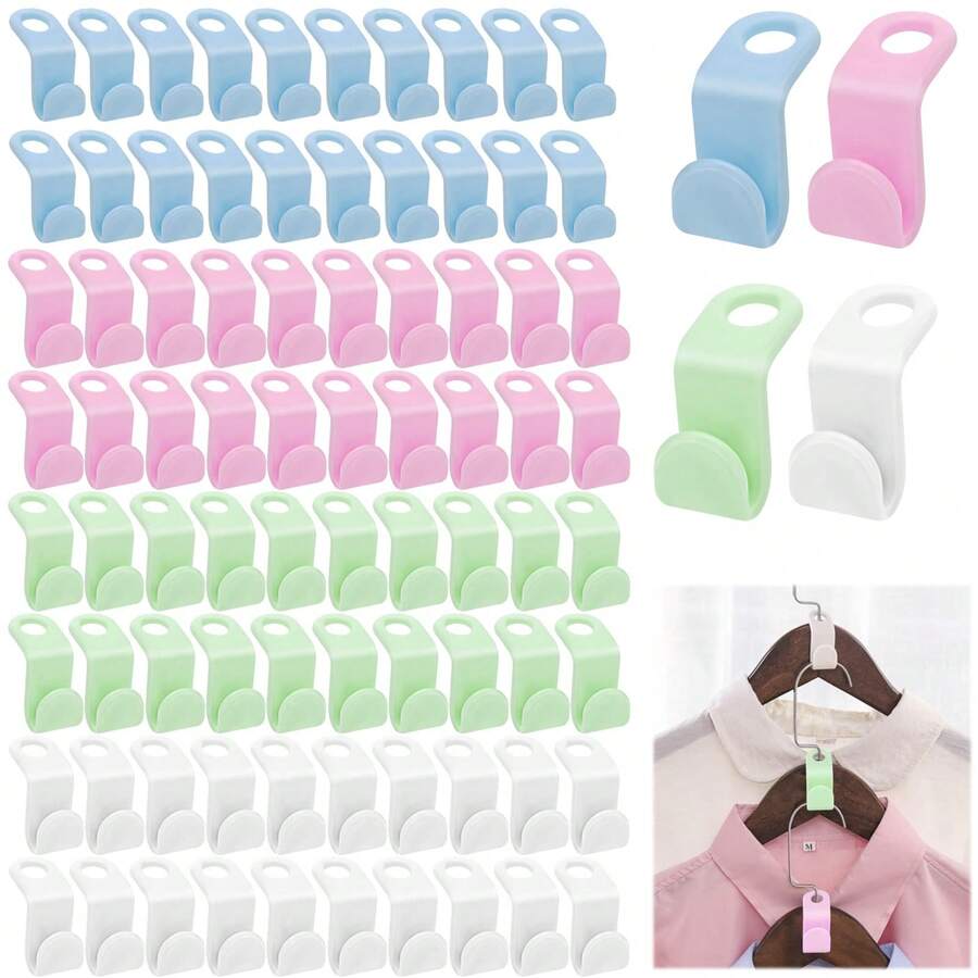 Clothes Hanger Connector Hooks,Space Saving Triangles Hanger Connectors ...