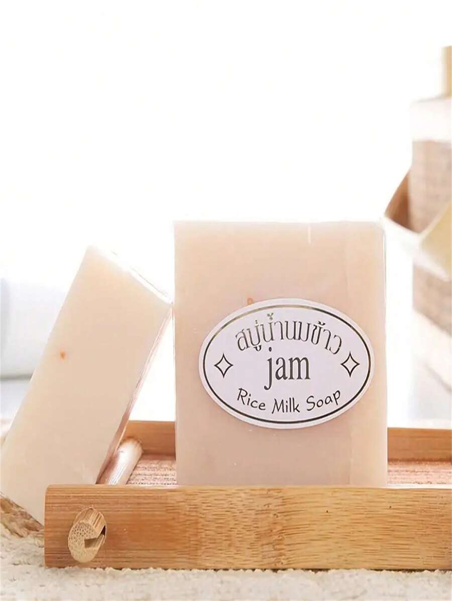 Thai Jam Rice Milk Soap With Collagen For Facial Cleansing | SHEIN USA