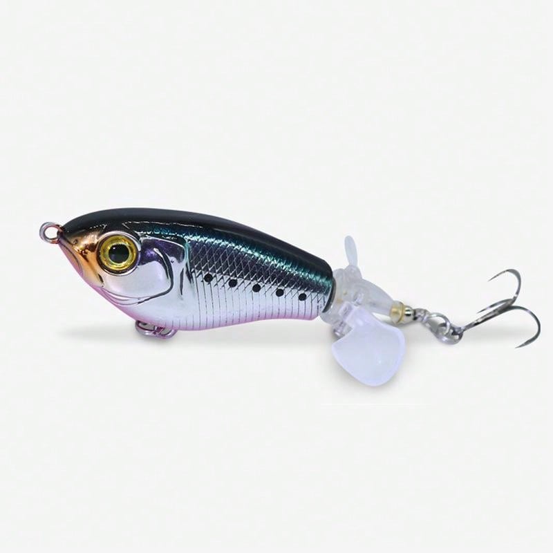 Double Propeller Pencil Rotating Tail Artificial Lure, Topwater Walking ...