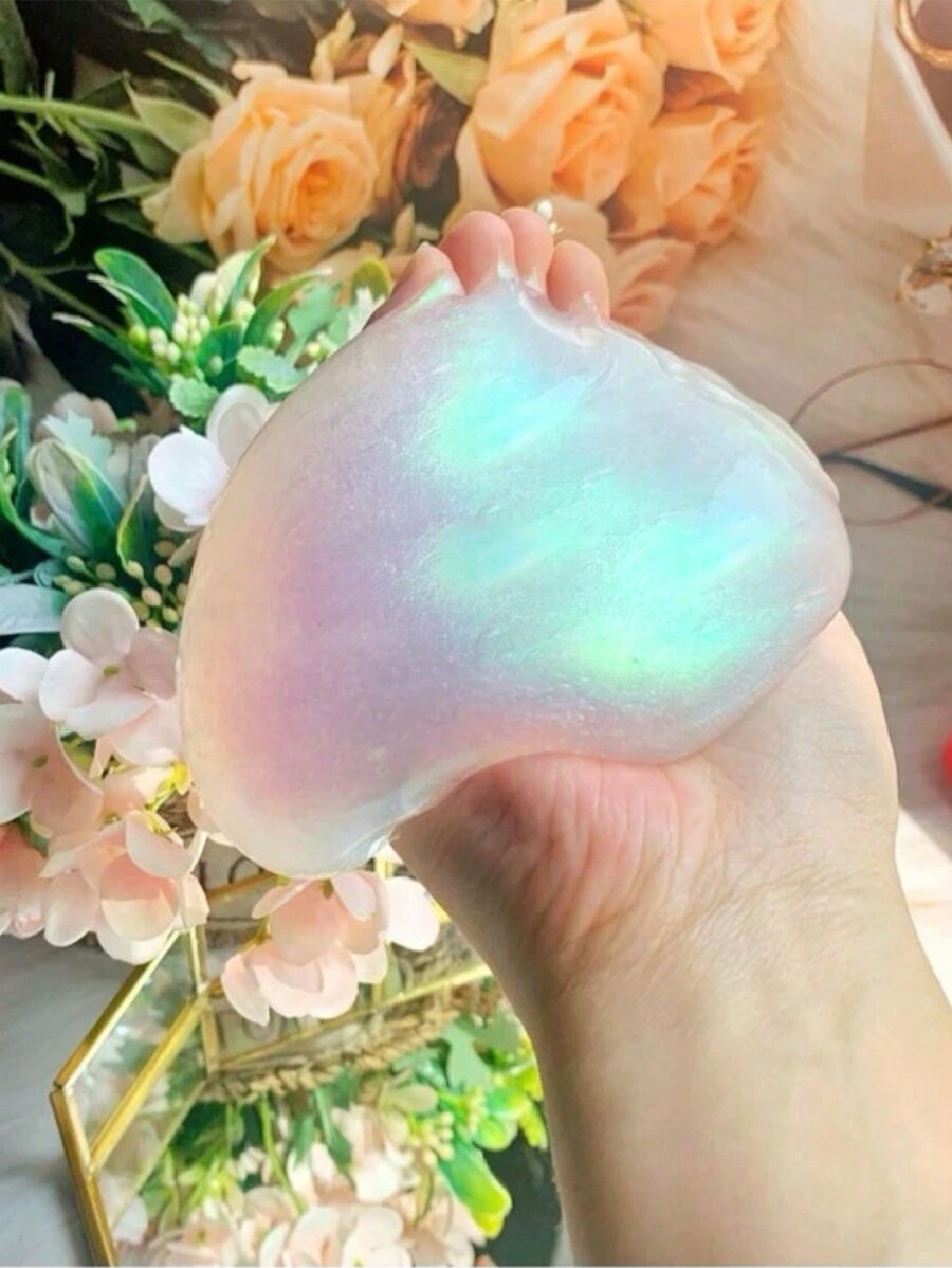 Cute & Sparkly Glitter Starry Sky Themed Jumbo Squishy Toy, Expands As ...