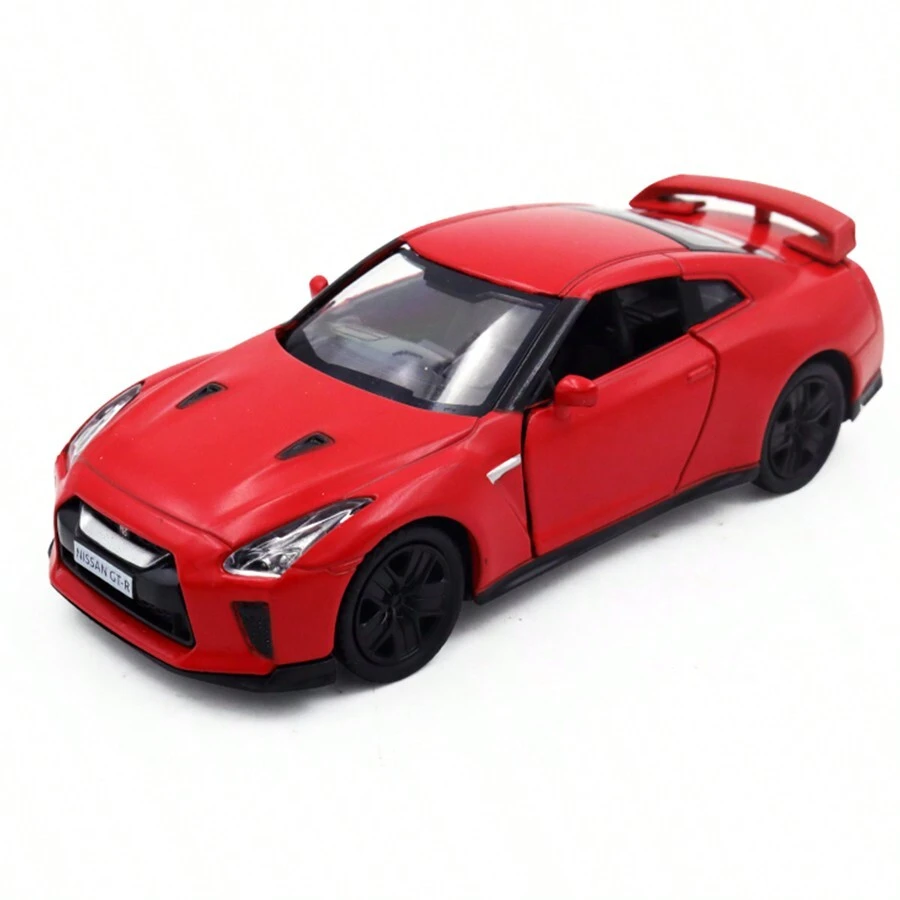 Simulation 1: 36 alloy Nissan GT-R (R35) sports car model, children's ...