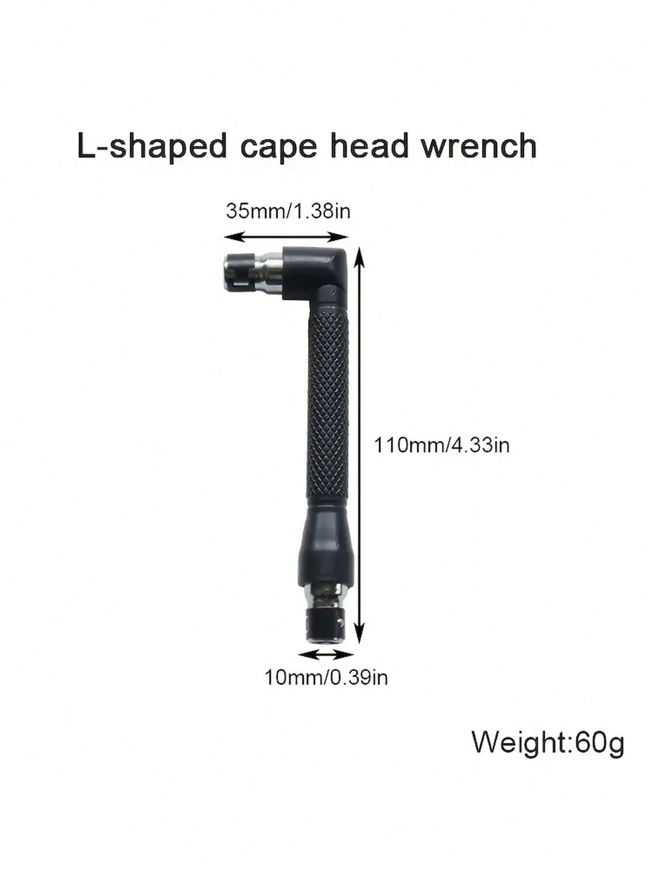 L Shaped Mini Socket Wrench & Long Screwdriver Set, Double Socket Wrench & Screwdriver Bit ...